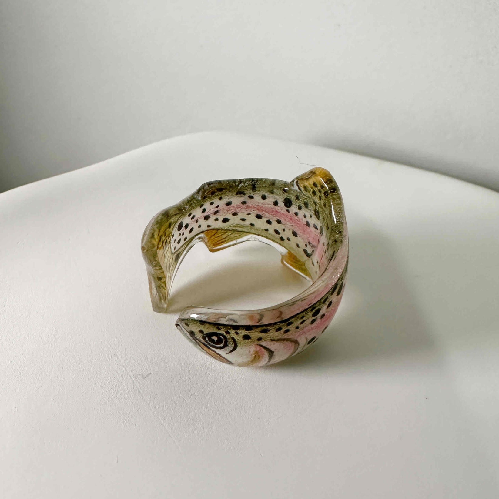 A Fish | Handmade Rainbow Trout Ring – Capy Store